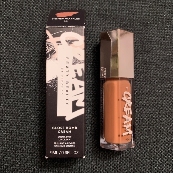 Fenty Beauty | Makeup | New Fenty Beauty Honey Waffles Gloss Bomb Cream ...